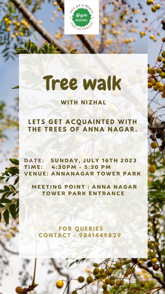 Tree walk at Anna Nagar Tower park – nizhaltn
